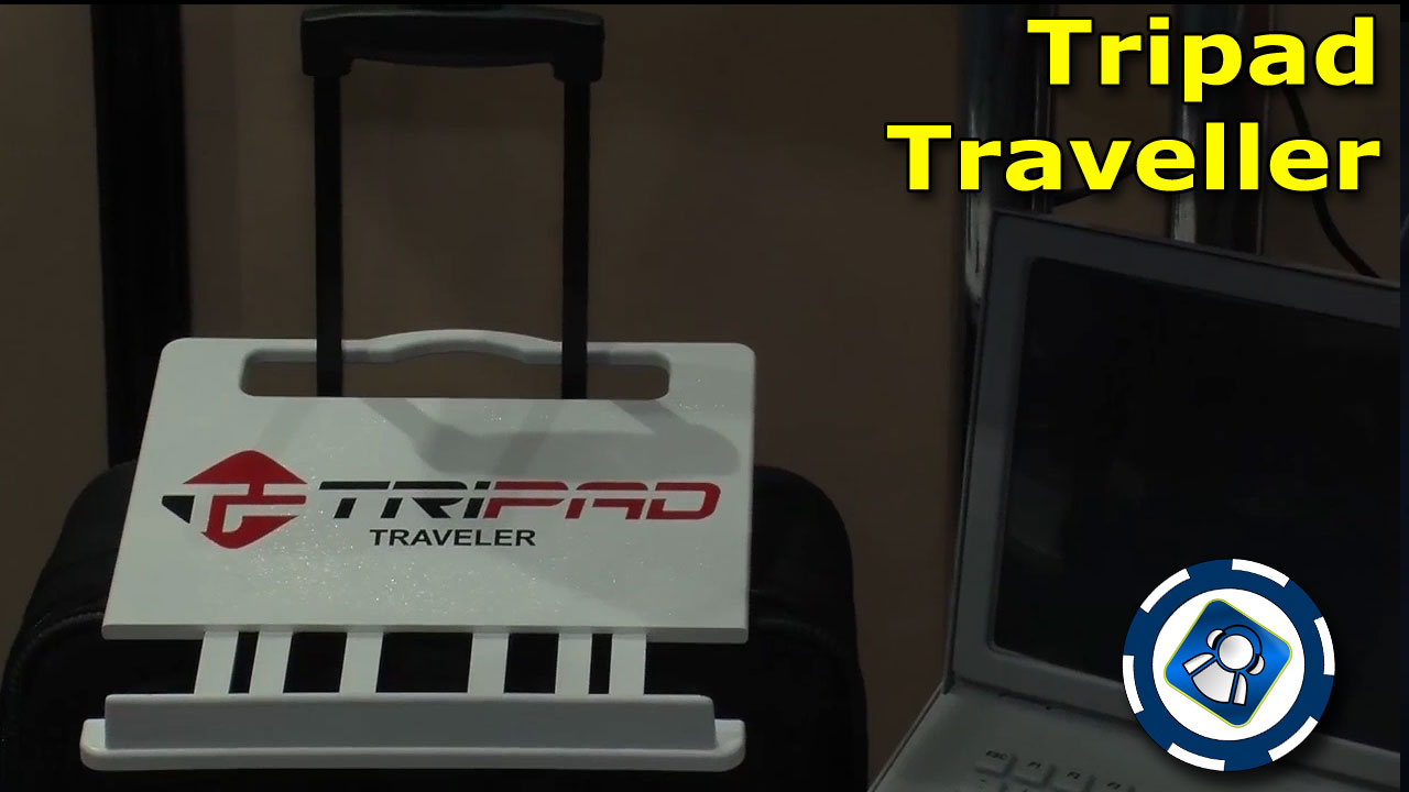 Tripad Traveller: Roll Aboard Laptop Desk - CES 2013 : Geekazine