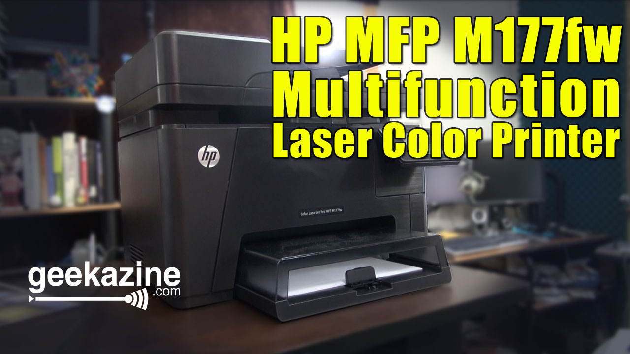 HP Multifunction Color Laser Printer: HP MFP-M177fw : Geekazine