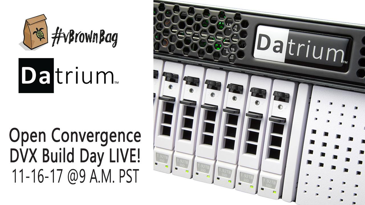 Datrium DVX Open Converged Build Day : Geekazine