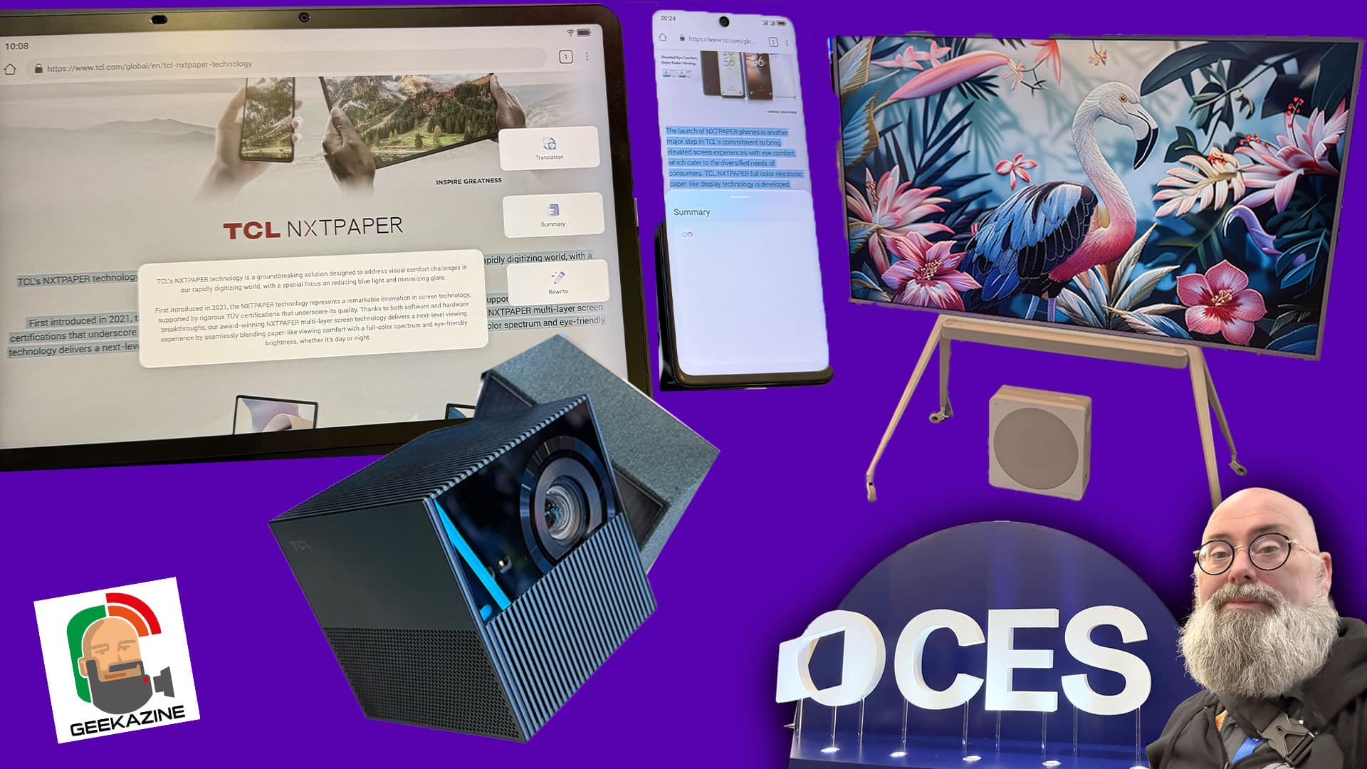 TCL Eye-Friendly Displays to Mobile and TV : Geekazine