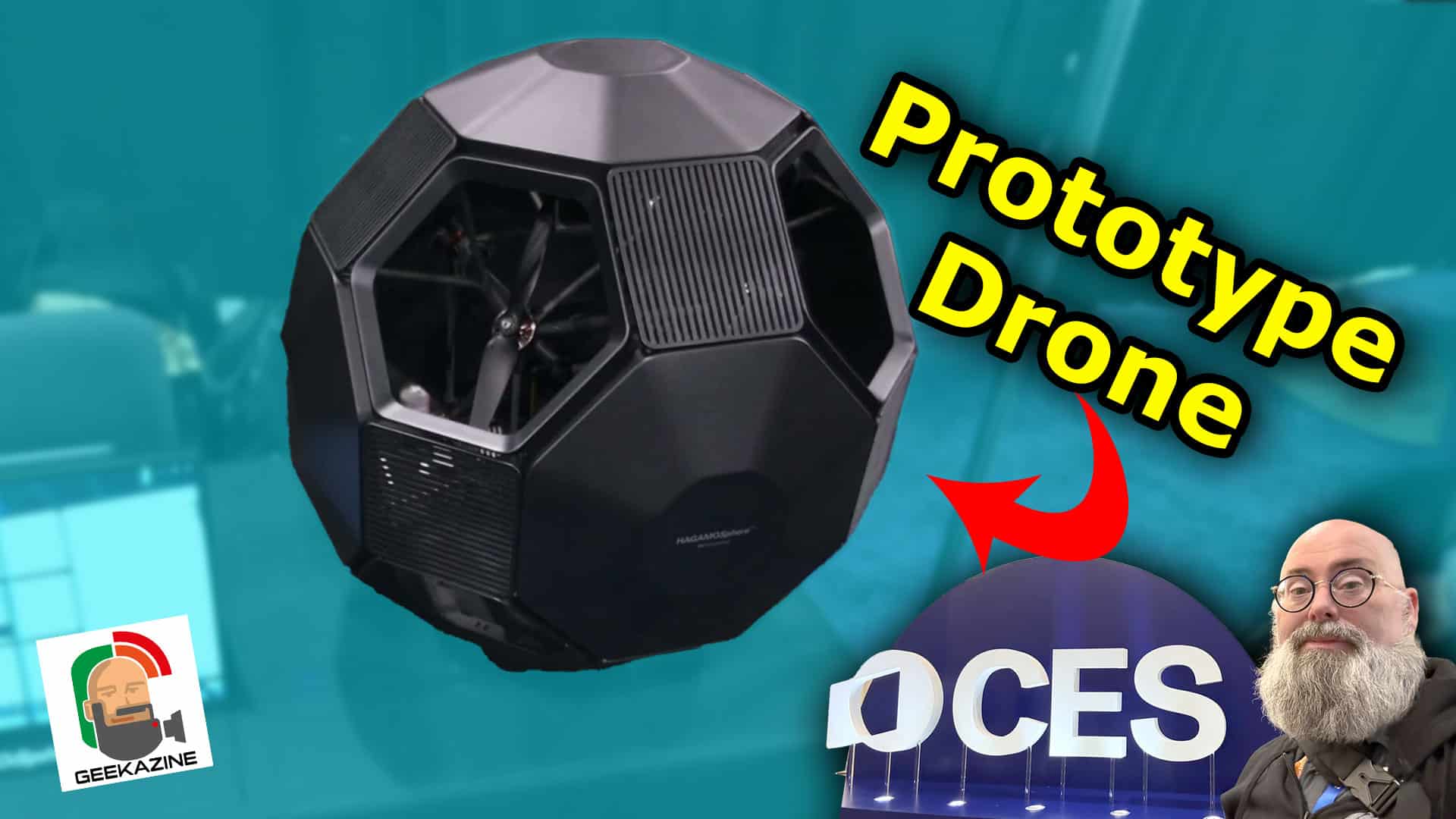 Drones Reinvented: HAGAMOSphere Spherical Design Prototype : Geekazine
